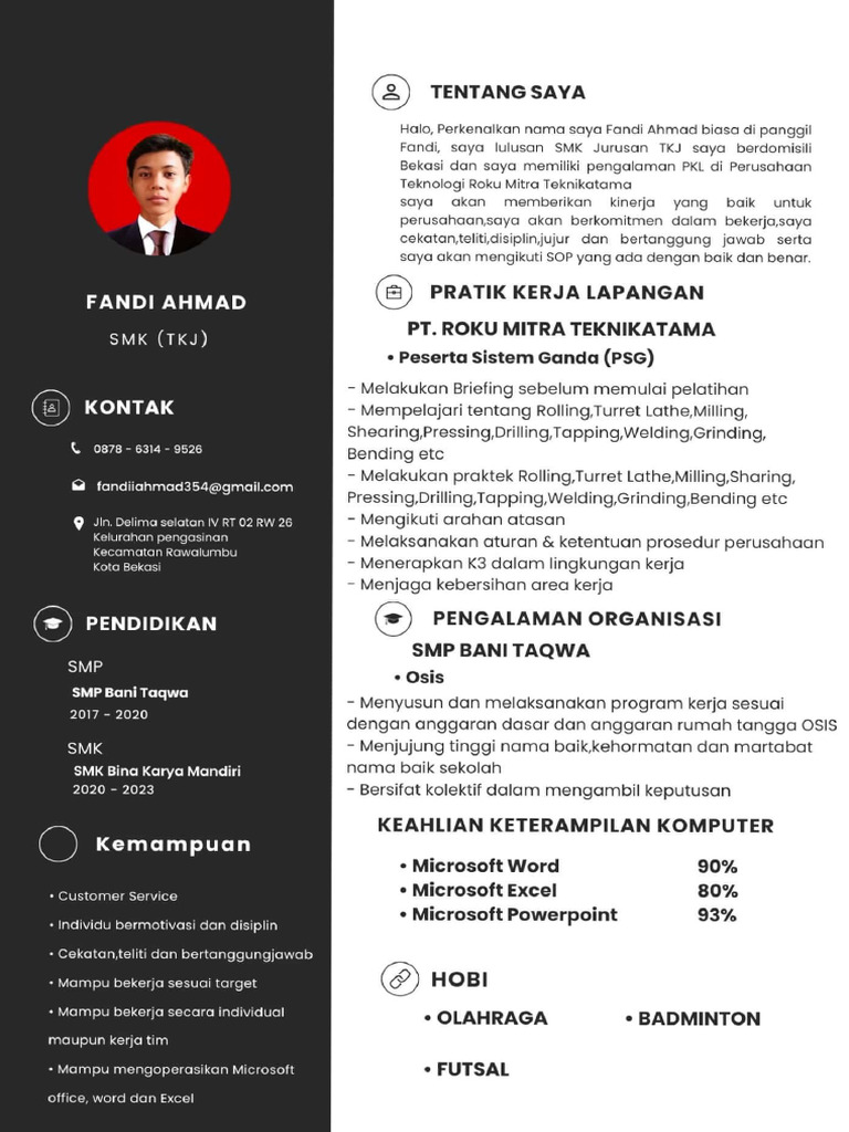 CV - Fandi Ahmad | PDF