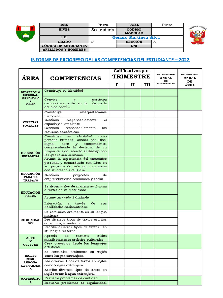 Modelo de Boleta Informativa 1 | PDF
