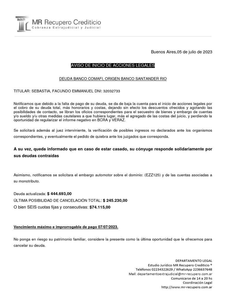 Sebastia, Facundo Emmanuel | PDF