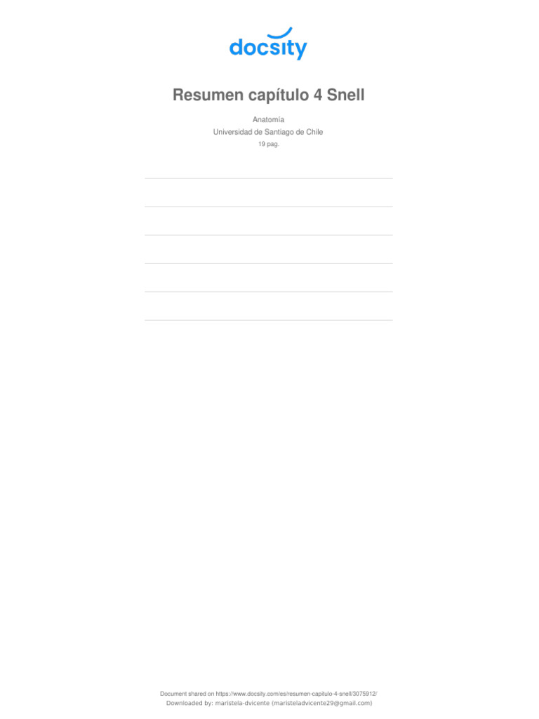 Docsity Resumen Capitulo 4 Snell | PDF