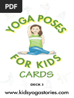 Free Printable Yoga Cards for Kids | PDF | Yoga | Asana