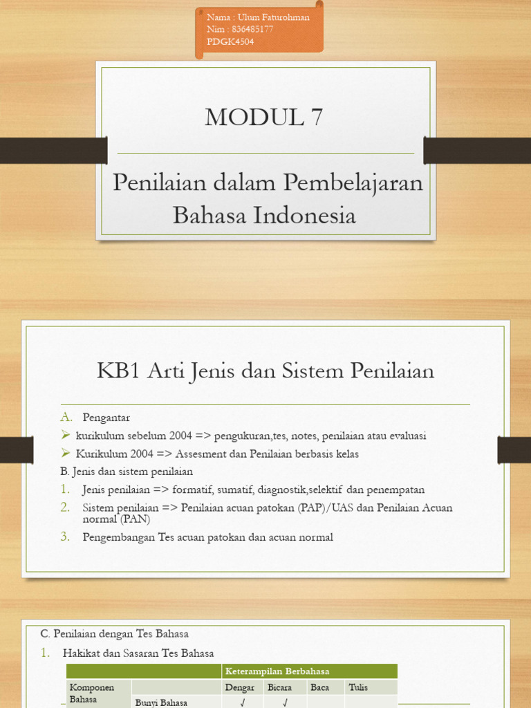 Rangkuman Modul 7 Ulum Faturohman 836485177 Kelas B | PDF