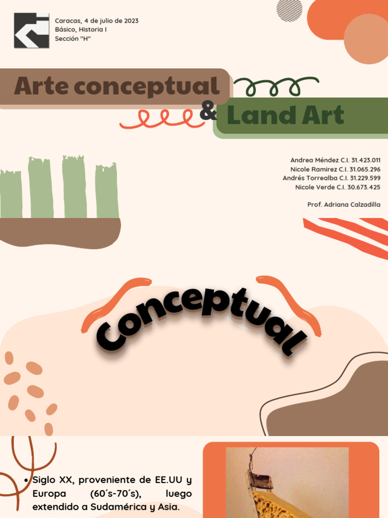 Historia del Arte Conceptual y Land Art | PDF