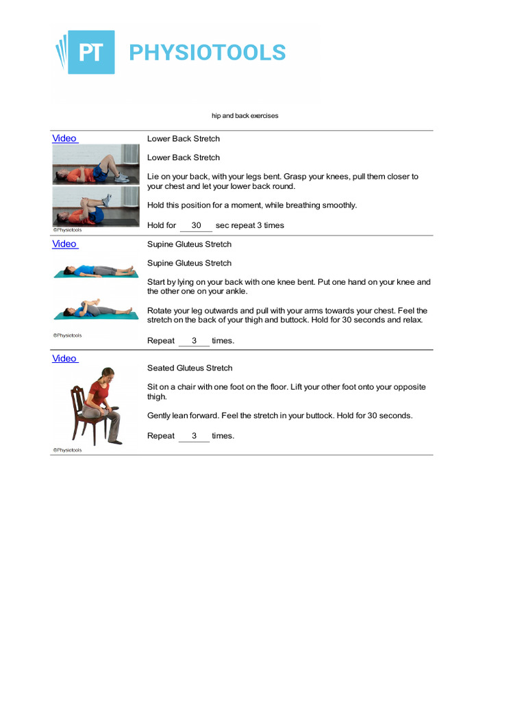 PhysioTools Exercises | PDF