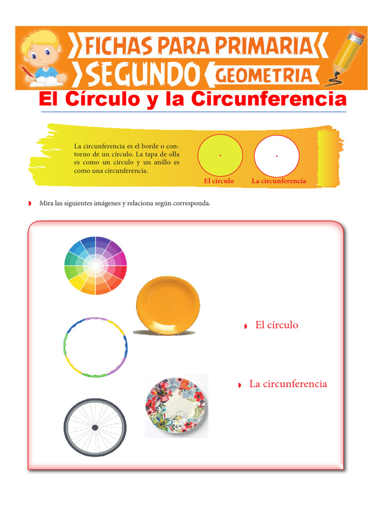El Círculo y La Circunferencia Para Segundo de Primaria | PDF