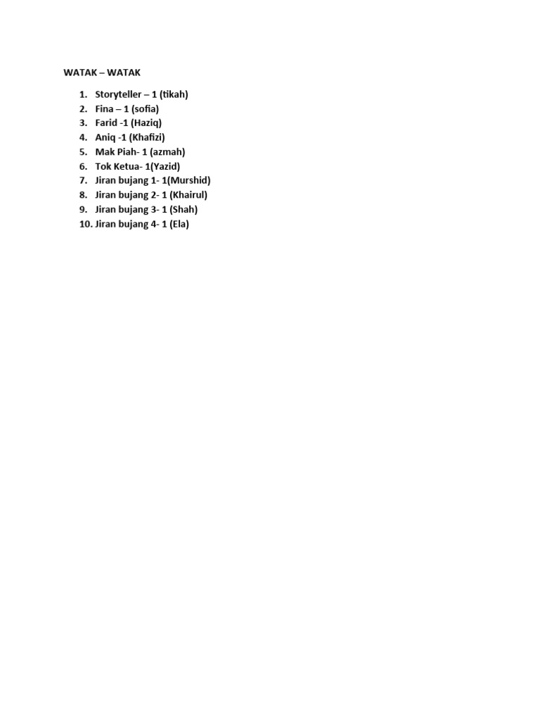 SKRIP persembahan | PDF