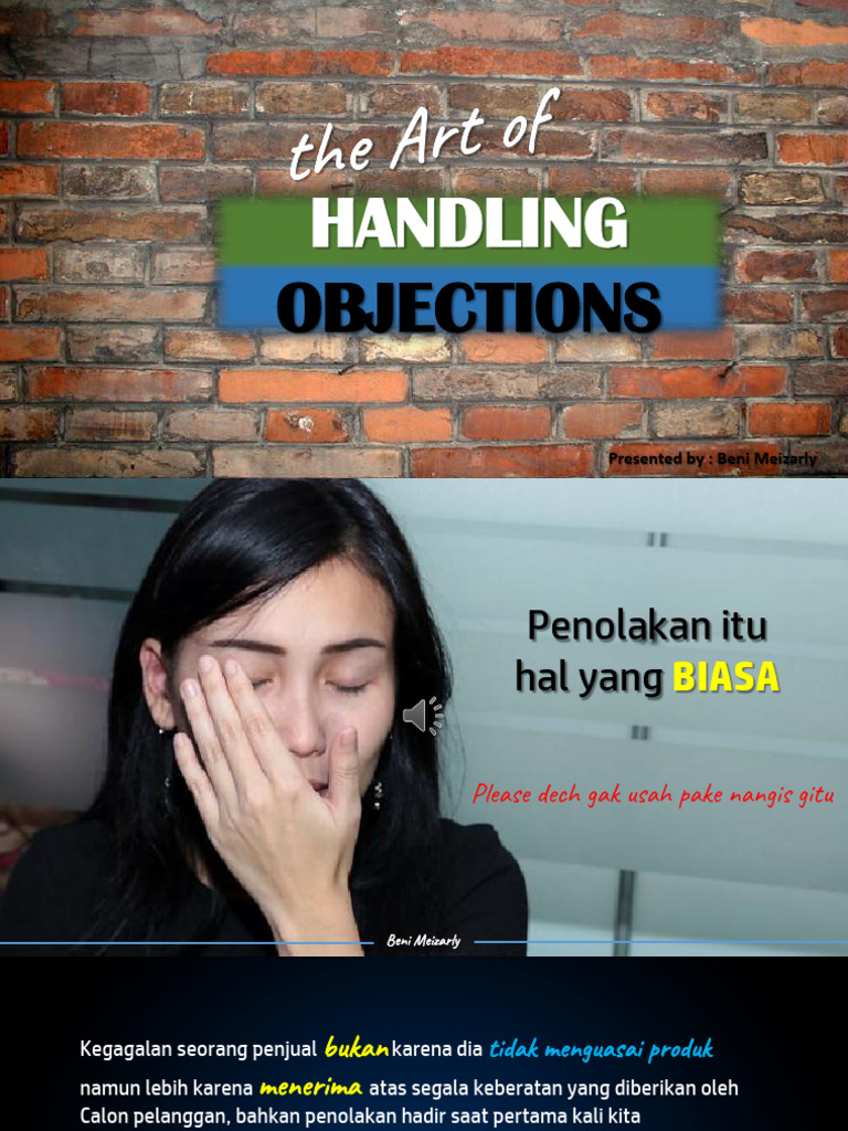 Handling Objection | PDF | Karier & Perkembangan | Pengembangan Diri