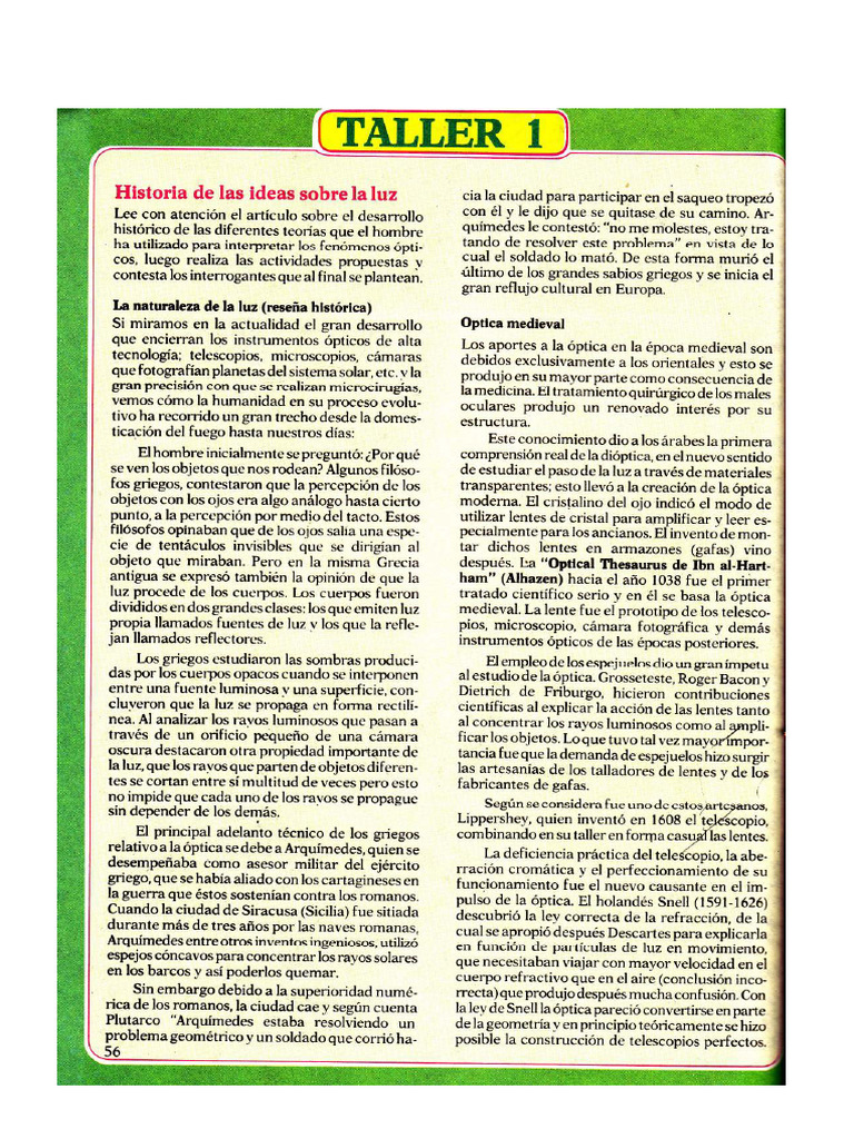 Historia de La Luz | PDF