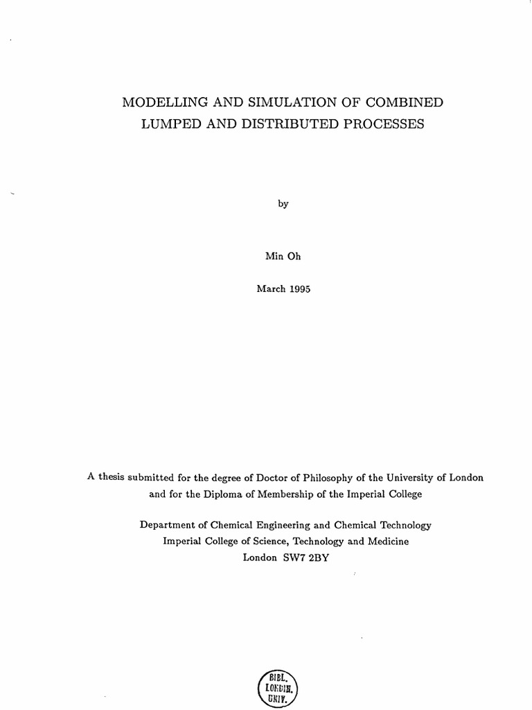Min Oh 1995 PHD Thesis | PDF | Partial Differential Equation | Computational Fluid Dynamics
