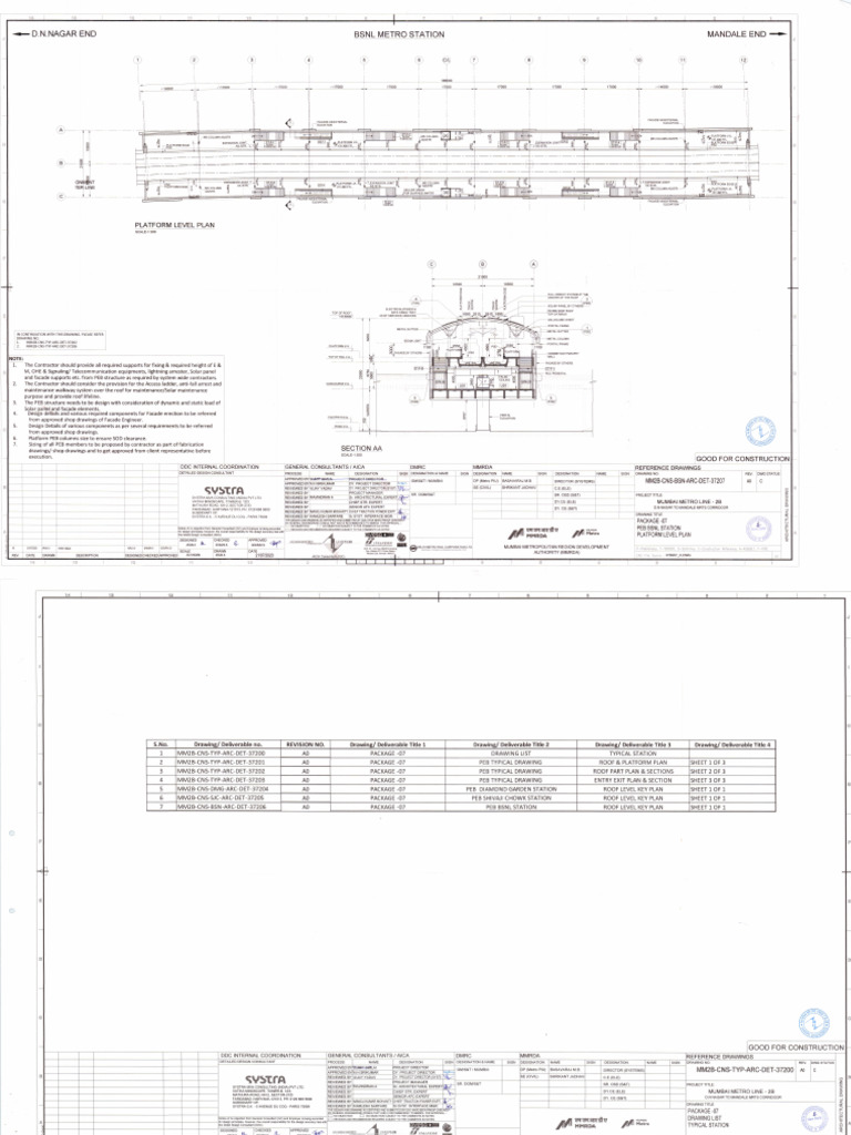 Ca-07-Peb Drawings of Stations & Ee Structures | PDF