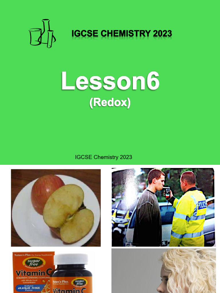 Topic 6-L6-Redox | PDF | Redox | Chemical Compounds