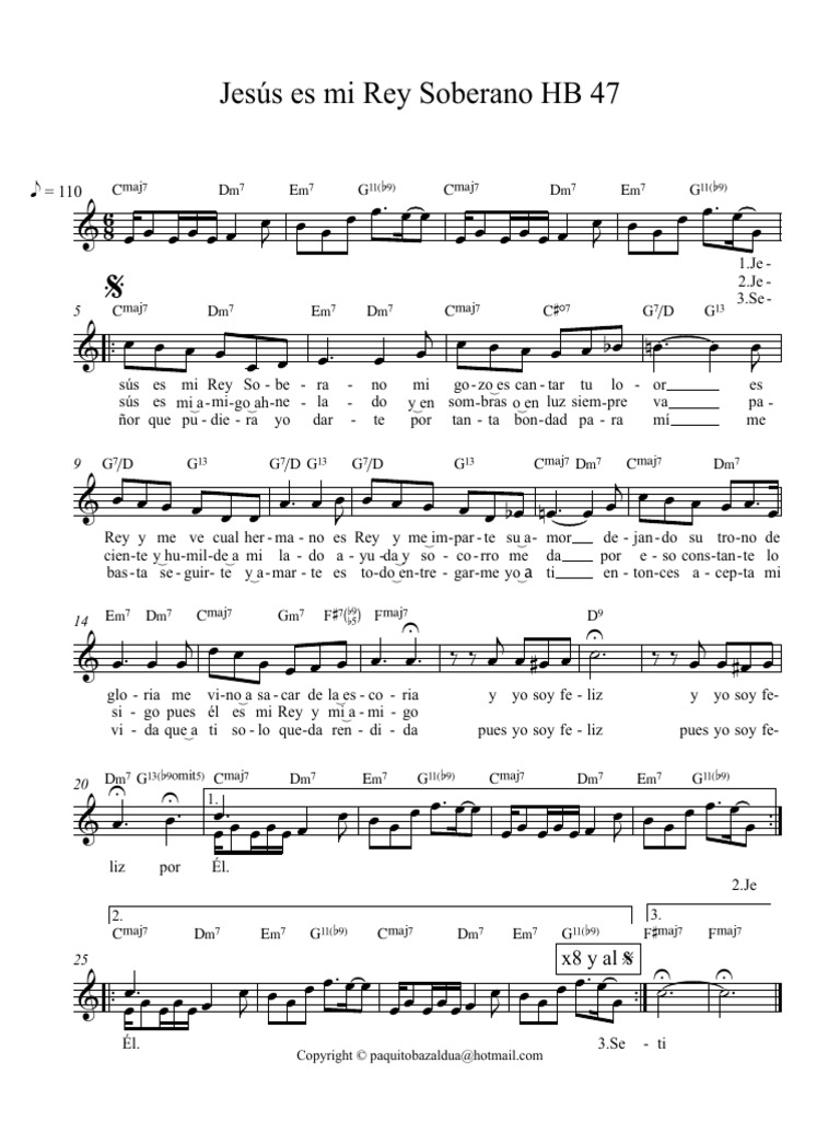 Jesús Es Mi Rey Soberano | PDF