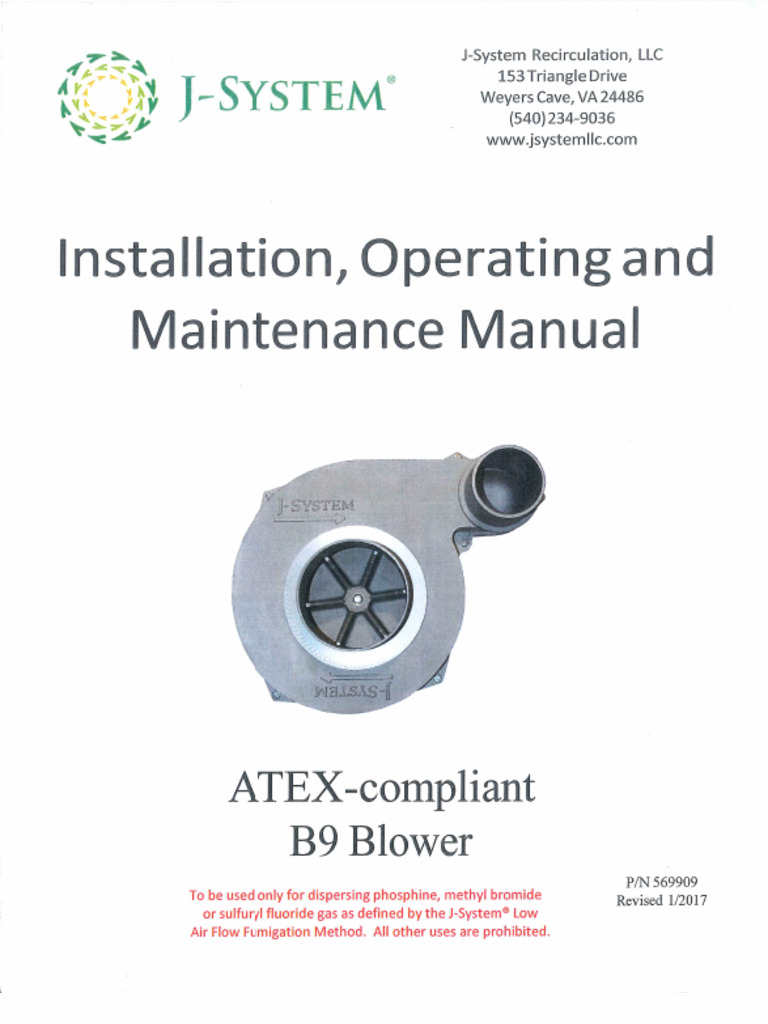 B9 Blower Manual | PDF