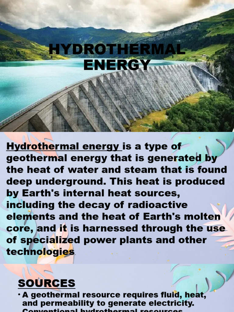 Hydrothermal Energy | PDF