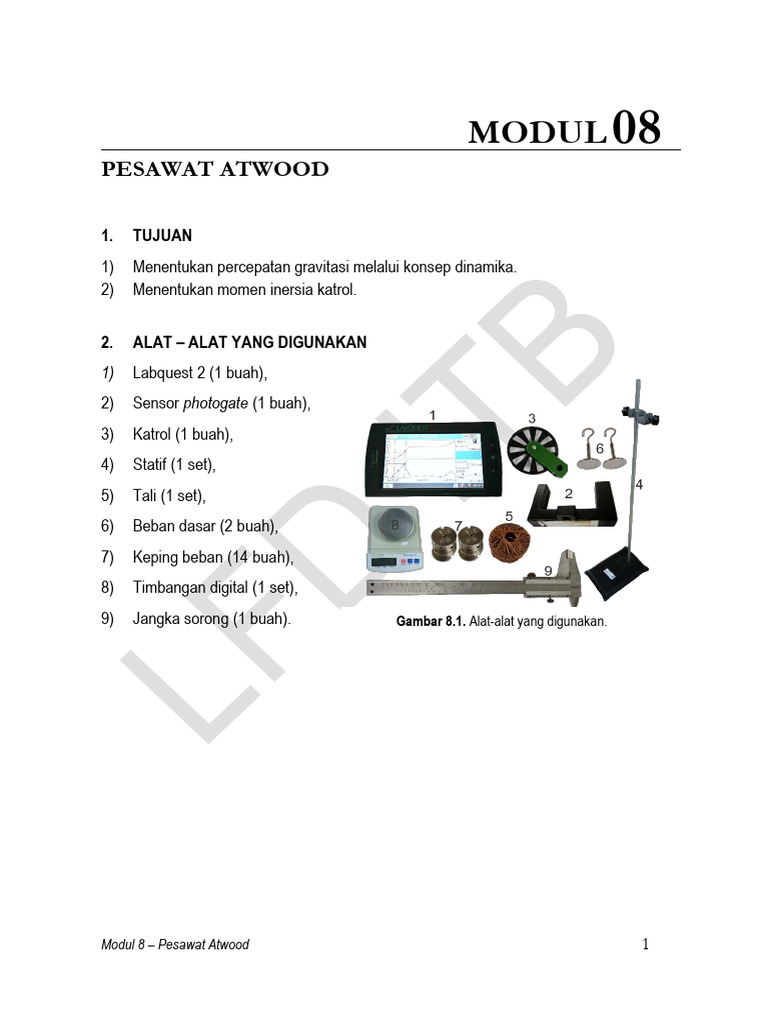 MODUL 8 Pesawat Atwood | PDF