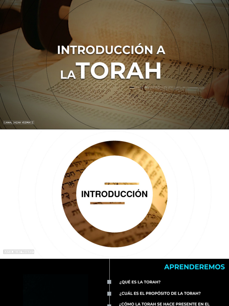 Introducción a La TORAH | PDF