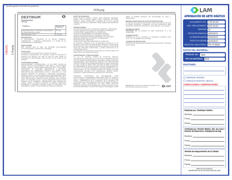Dextrium | PDF | Droga anti-inflamatoria libre de esteroides | Medicina ...