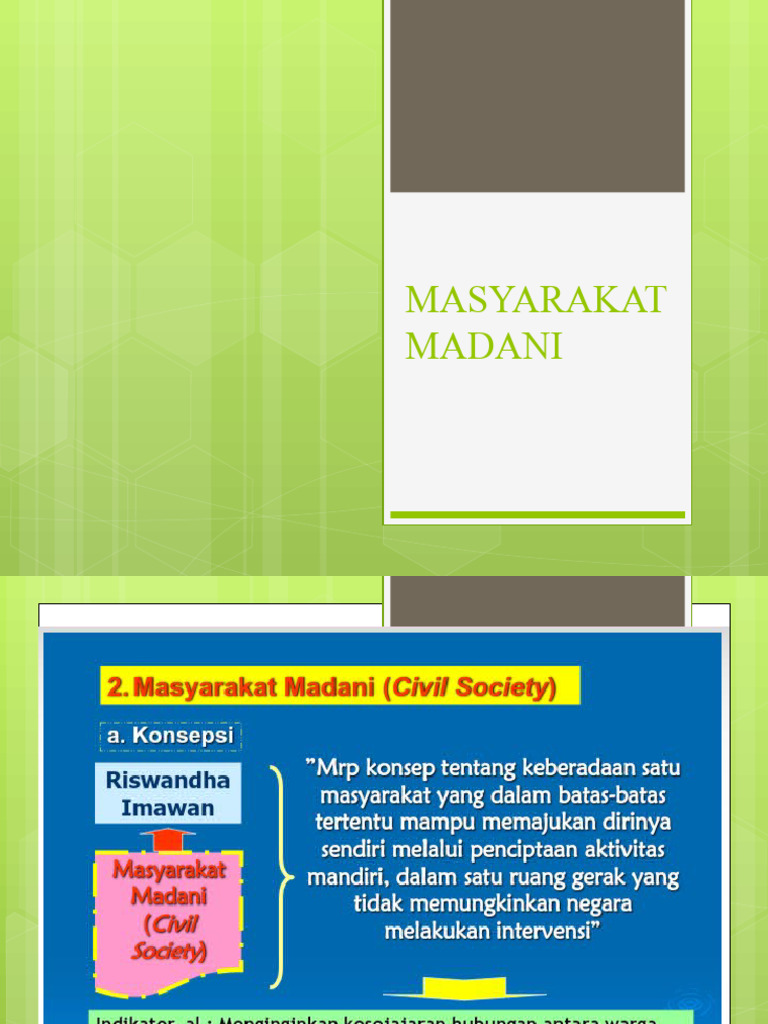 Masyarakat Madani | PDF