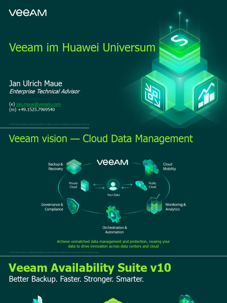 Veeam Im Huawei Universum Jan Maue | PDF | Backup | Computer File