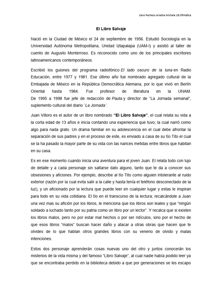El Libro Salvaje | PDF
