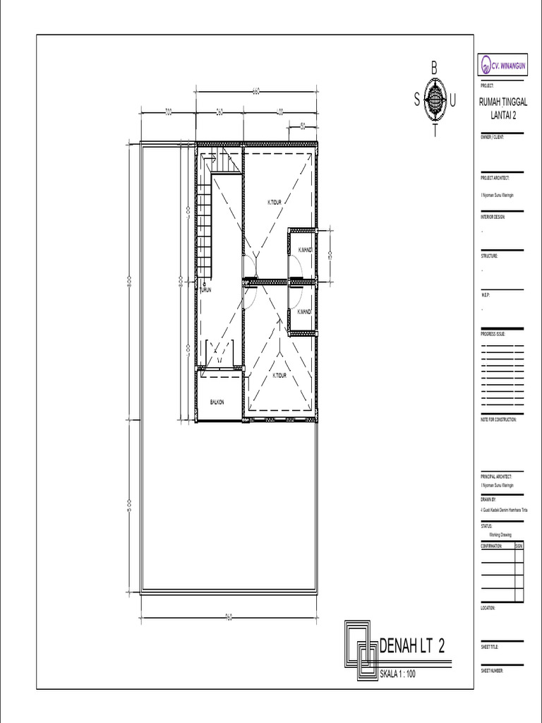 Denah Lantai 2 | PDF