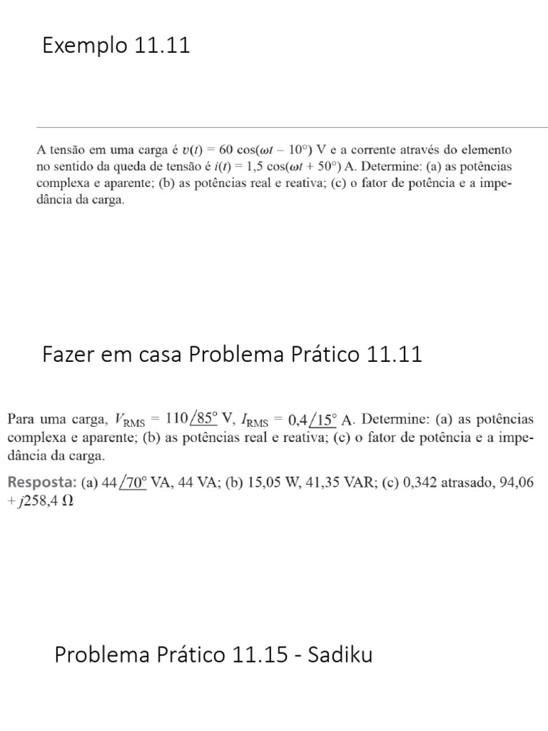 Problemas Sadiku | PDF
