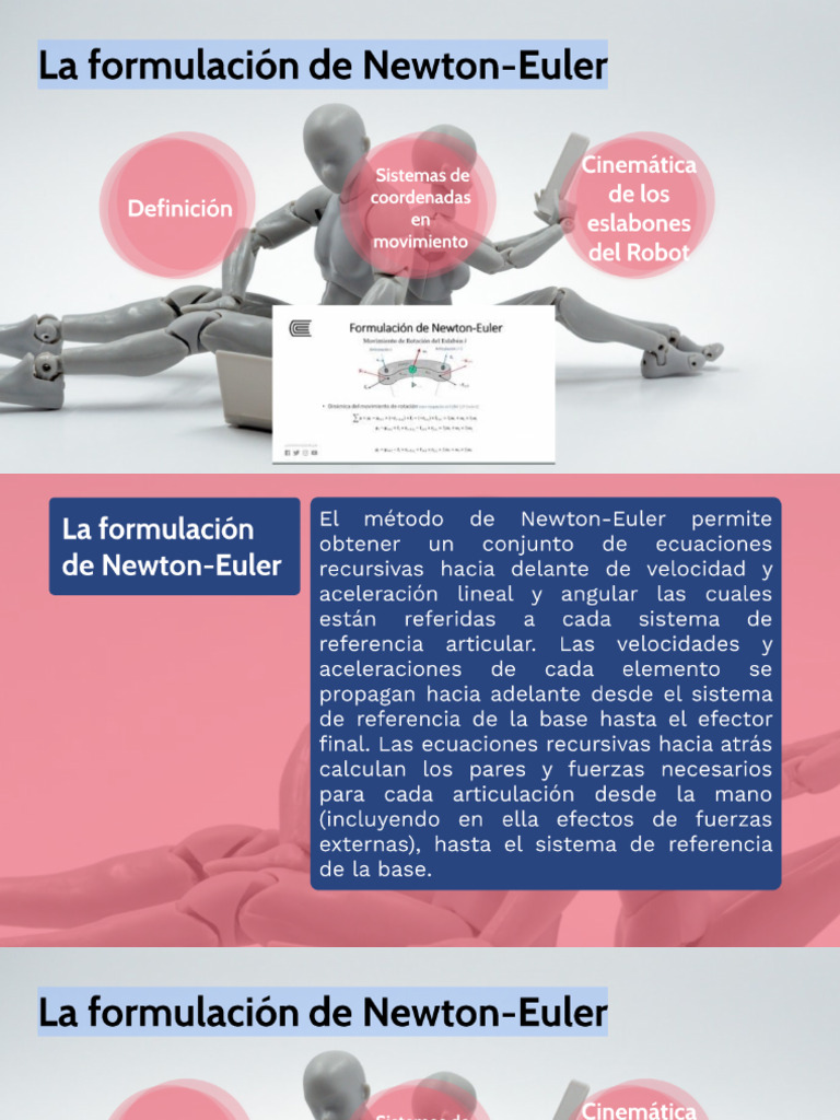 La Formulación de Newton-Euler | PDF