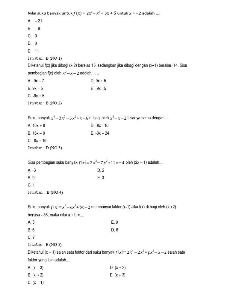 Soal Asat 2023 Mat Peminatan | PDF