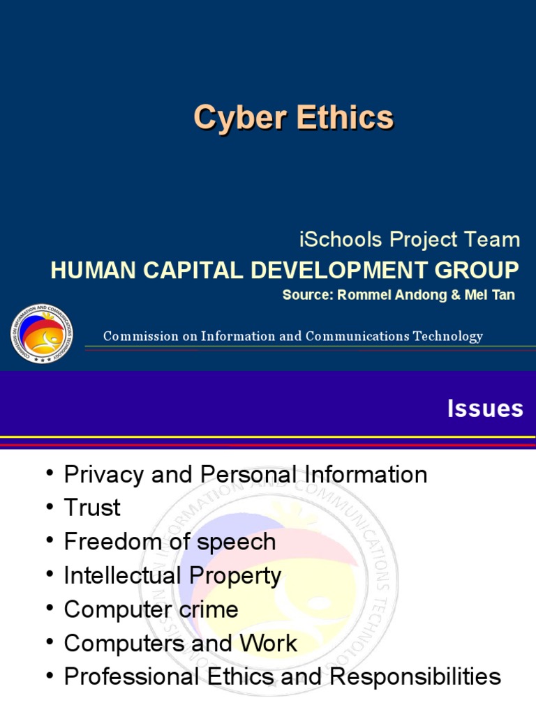 Cyber Ethics | PDF | Copyright | Intellectual Property