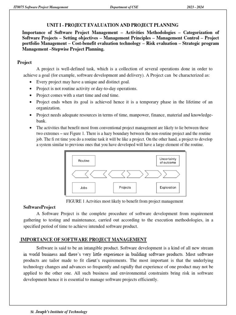 SPM UNIT I Problem | PDF
