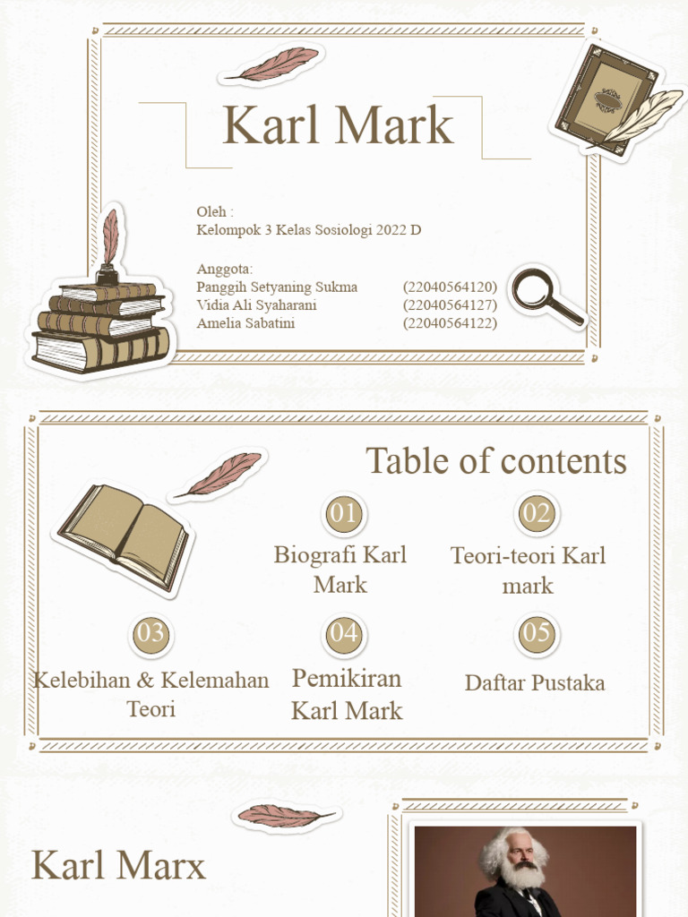 Pemikiran dan Teori Karl Marx | PDF | Sejarah