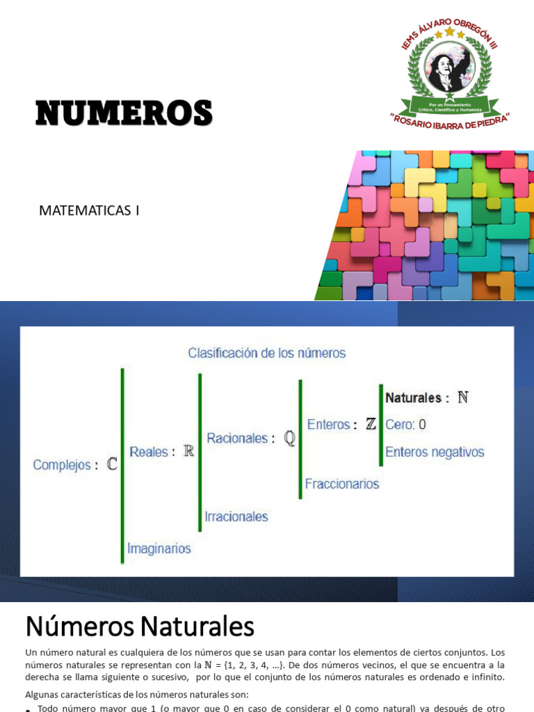 Mate 1 Numeros Naturales Clase Pdf Número Natural Entero