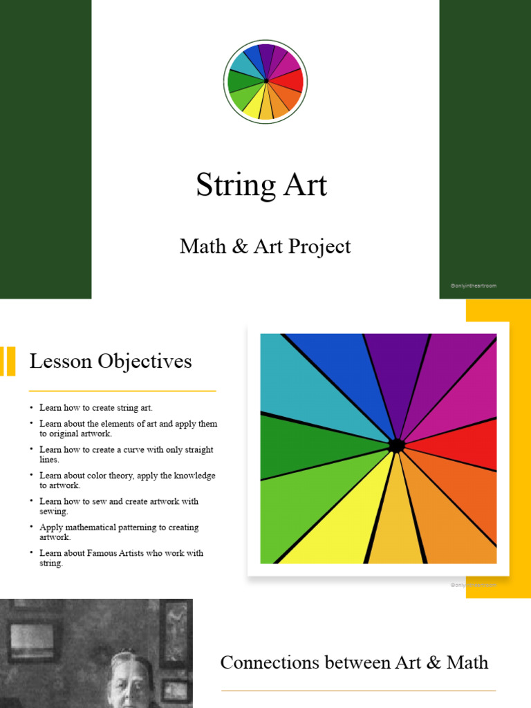 String Art Lesson | PDF | Mathematics | Sewing Needle