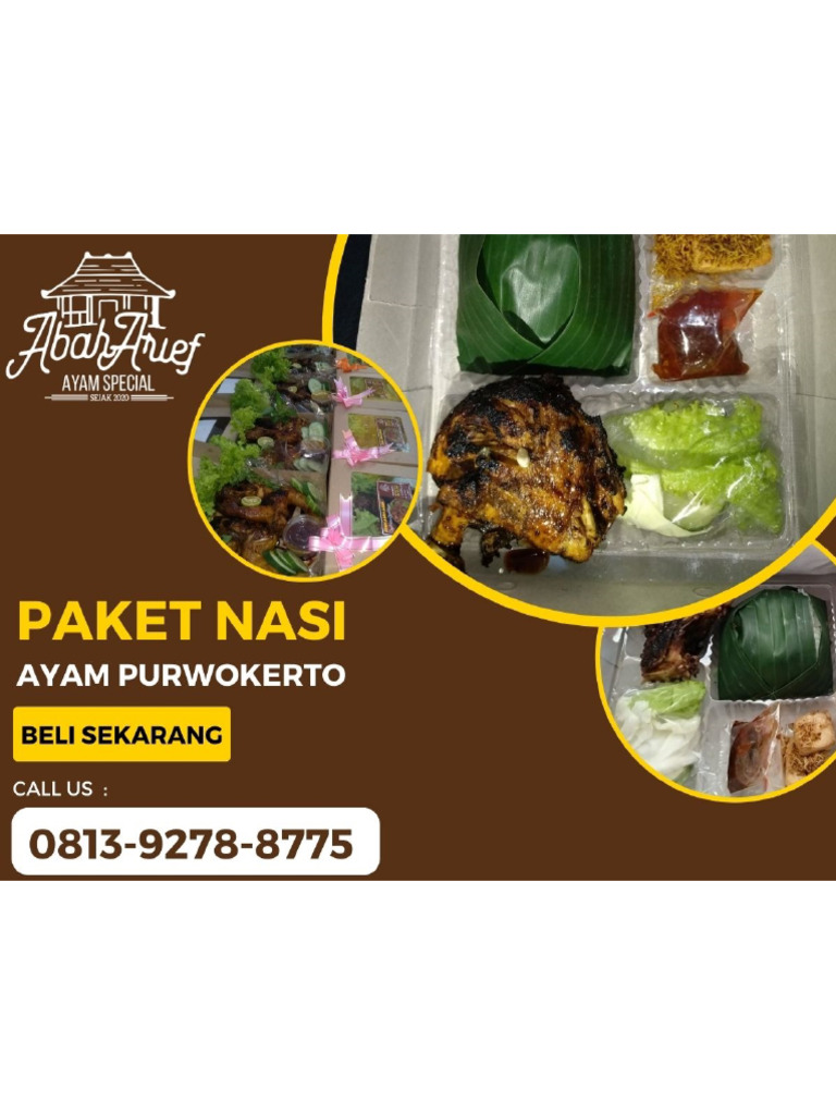Paket Nasi Box Bu Tjondro | PDF