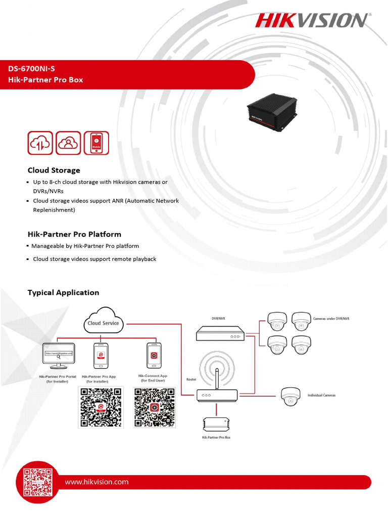 Datasheet of DS 6700NI S - Hik Partner Pro Box - V4.40.300 - 20221227 | PDF