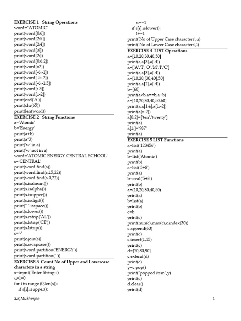 Python Practical Draft 2023 081324 Pdf Theoretical Computer Science Computer Science