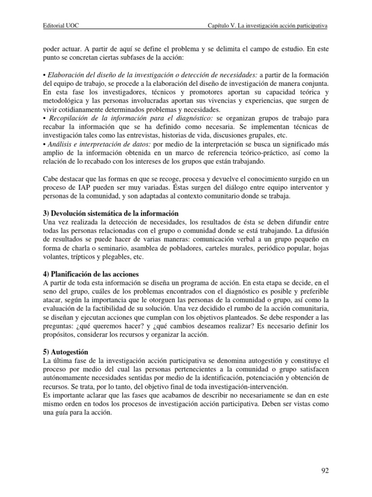 Musitu, Introduccion A La Psicologia Comunitaria-98-115 | PDF ...