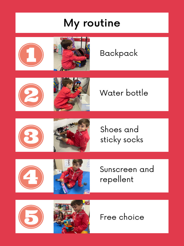 Afternoon Routine Checklist (3) | PDF