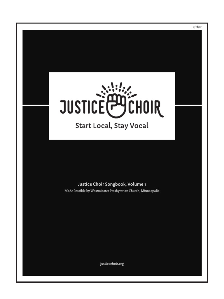 Justice Choir Songbook 7 18 | PDF | Creative Commons | Creative Commons ...
