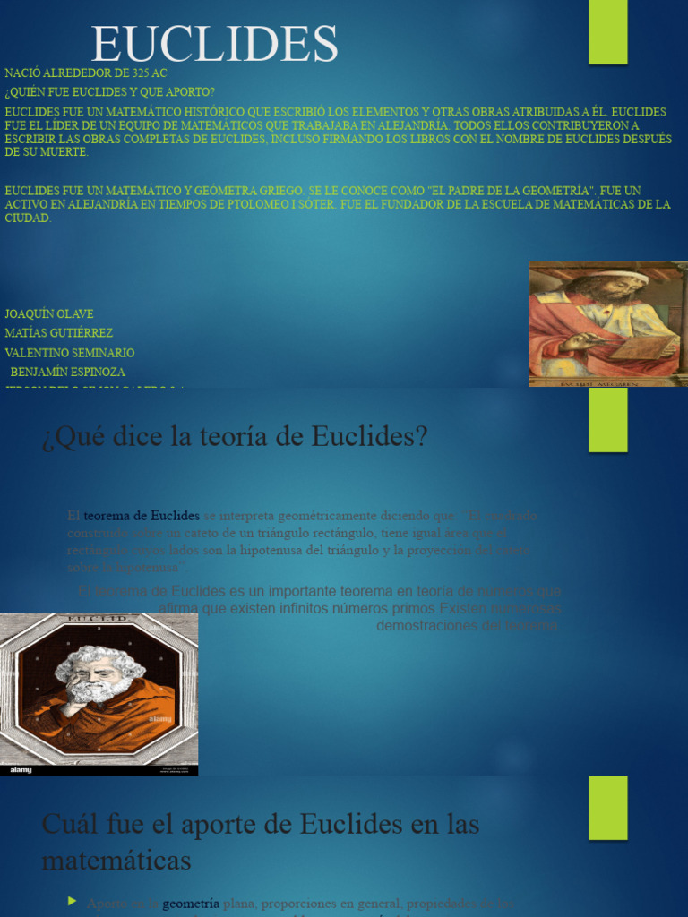 Euclides | PDF | Euclides | Geometría