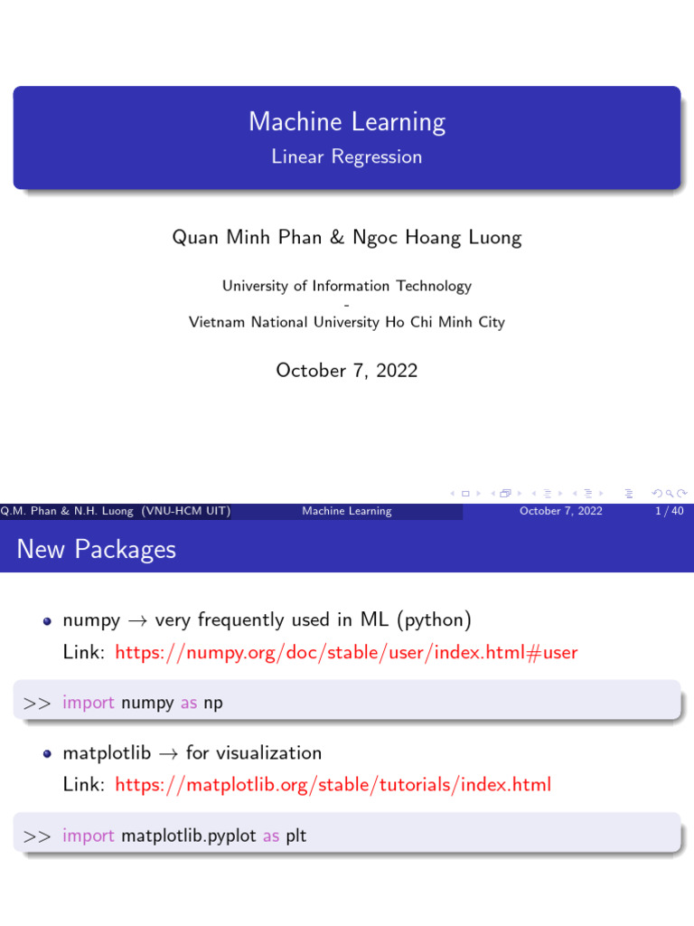 LinearRegression Tutorial | PDF | Mean Squared Error | Regression Analysis