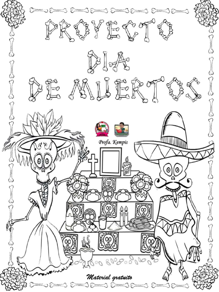 1°, 2° y 3° Proyecto Día de Muertos Profa Kempis | PDF