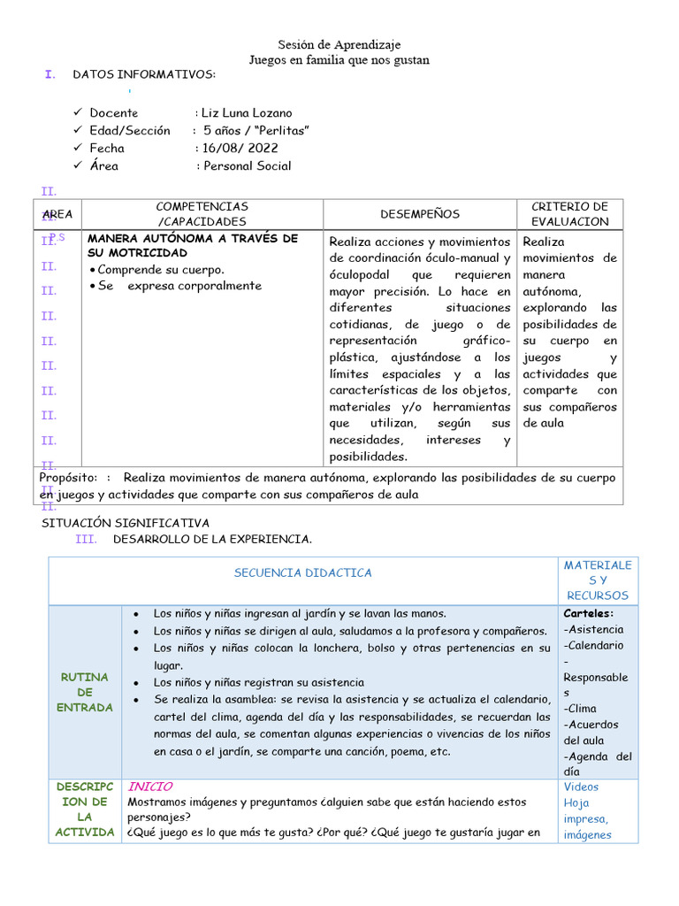 Juegos en familia para aprender y jugar | PDF
