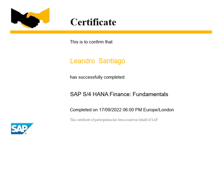 Sap S4hana Finance Introduction Ls Pdf