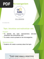 W3 - NOTES - Q2 - G7SCIENCE Unicellular and Multicellular Organisms ...