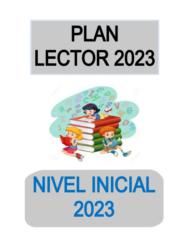Informe Plan Lector 2023 - Inicial | PDF