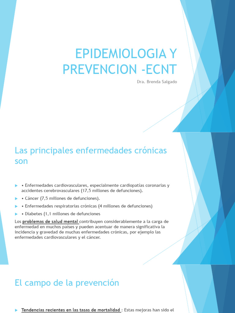 Cap 6 Epidemiologia y Prevencion Enfermedades Cronicas No Transmisibles XX | PDF | Las ...
