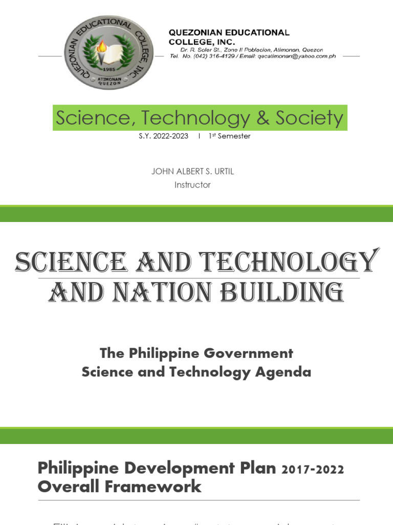 STS Week5-6 Lecture | PDF