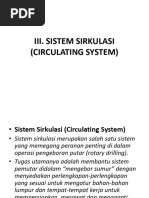 Iii Sistim Sirkulasi (Circulating System) | PDF | Teknologi & Rekayasa
