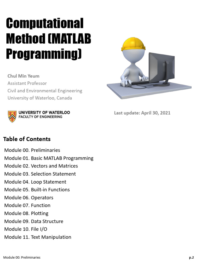 Comp Method Book CM s21 | PDF | Matrix (Mathematics) | Data Type